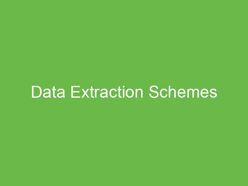 Data Extraction Schemes - St James Medical Centre