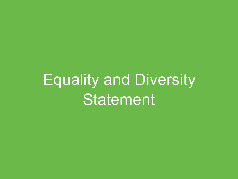 Equality and Diversity Statement - St James Medical Centre